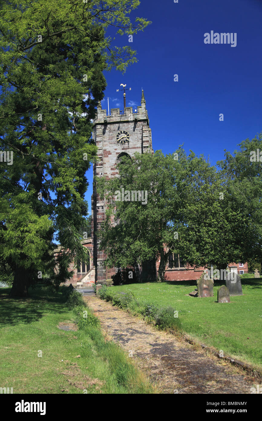 St. Mary’s Church, Market Drayton, Shropshire where Robert Clive is ...