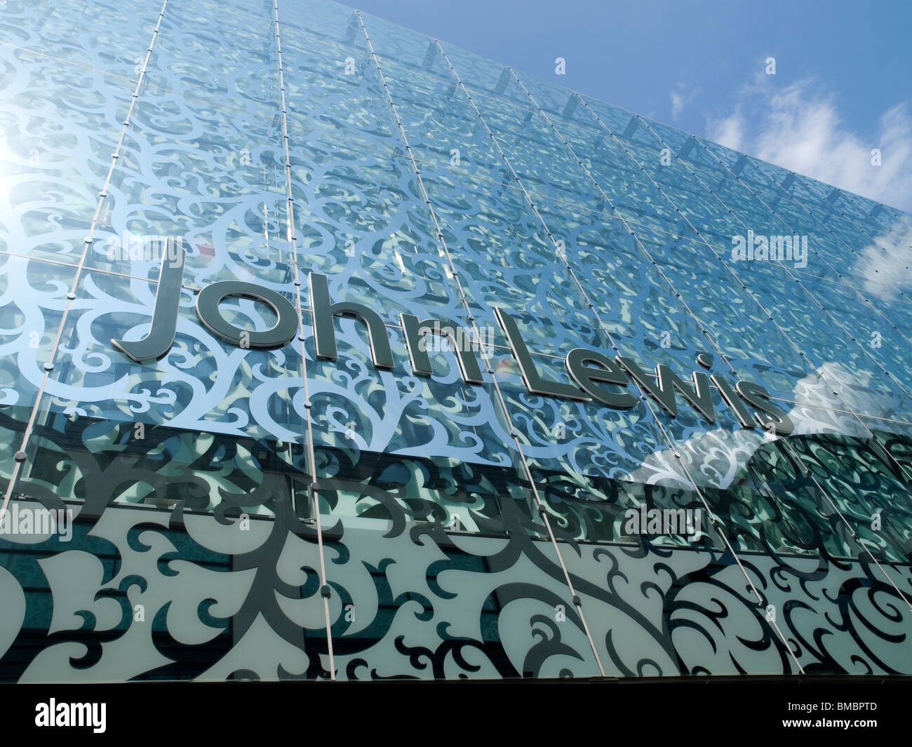 The John Lewis Building at Highcross Shopping Centre in Leicester City ...