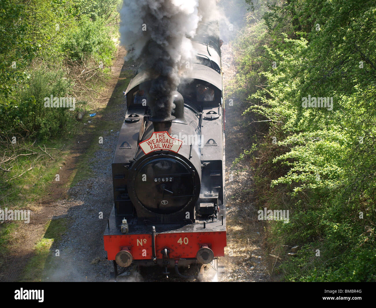 Steam Locomotive No 40 Stock Photo - Alamy