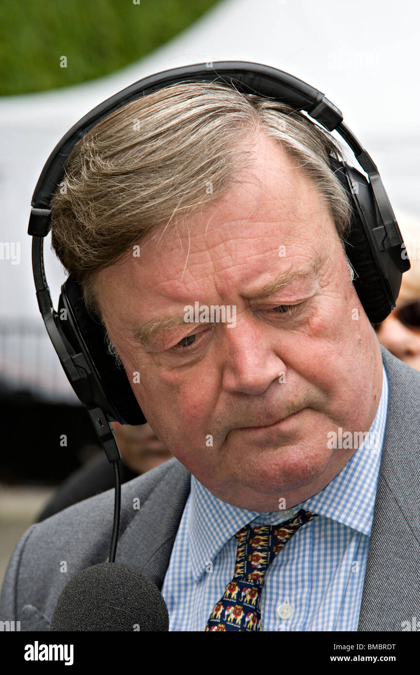 Ken Clarke Member of Parliament for Rushcliffe, UK, during a radio ...