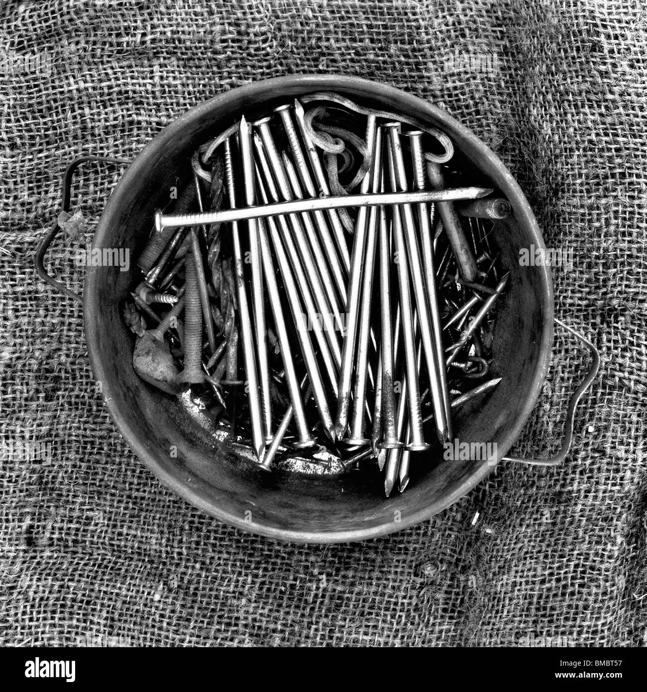 Tin tacks hi-res stock photography and images - Alamy