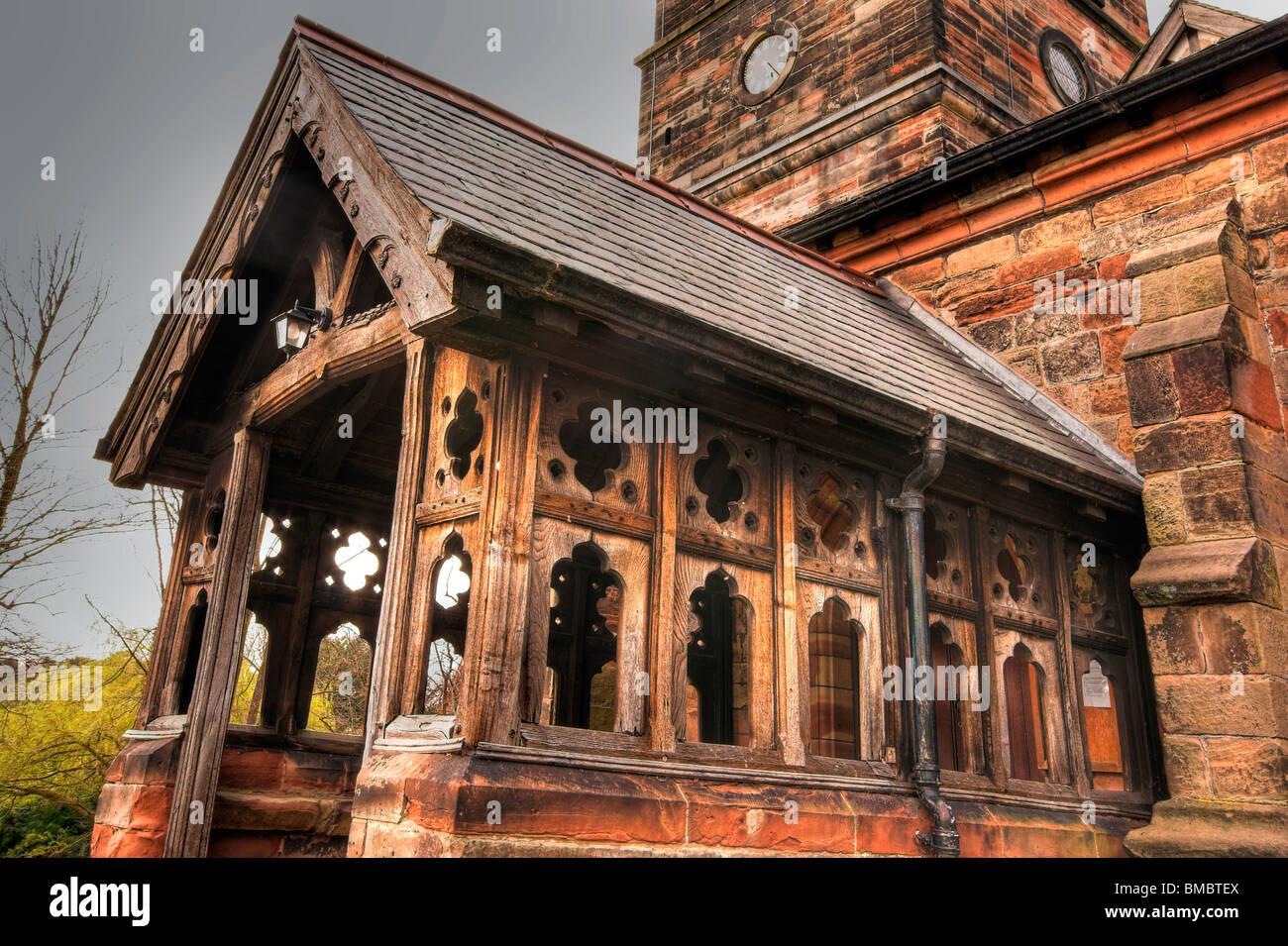 Saint Mary’s Parish Church, Rostherne, Cheshire, England, UK Stock ...