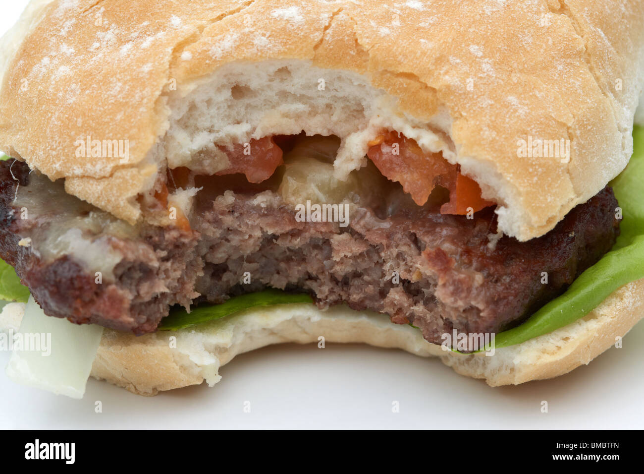 Eaten hamburger hi-res stock photography and images - Alamy