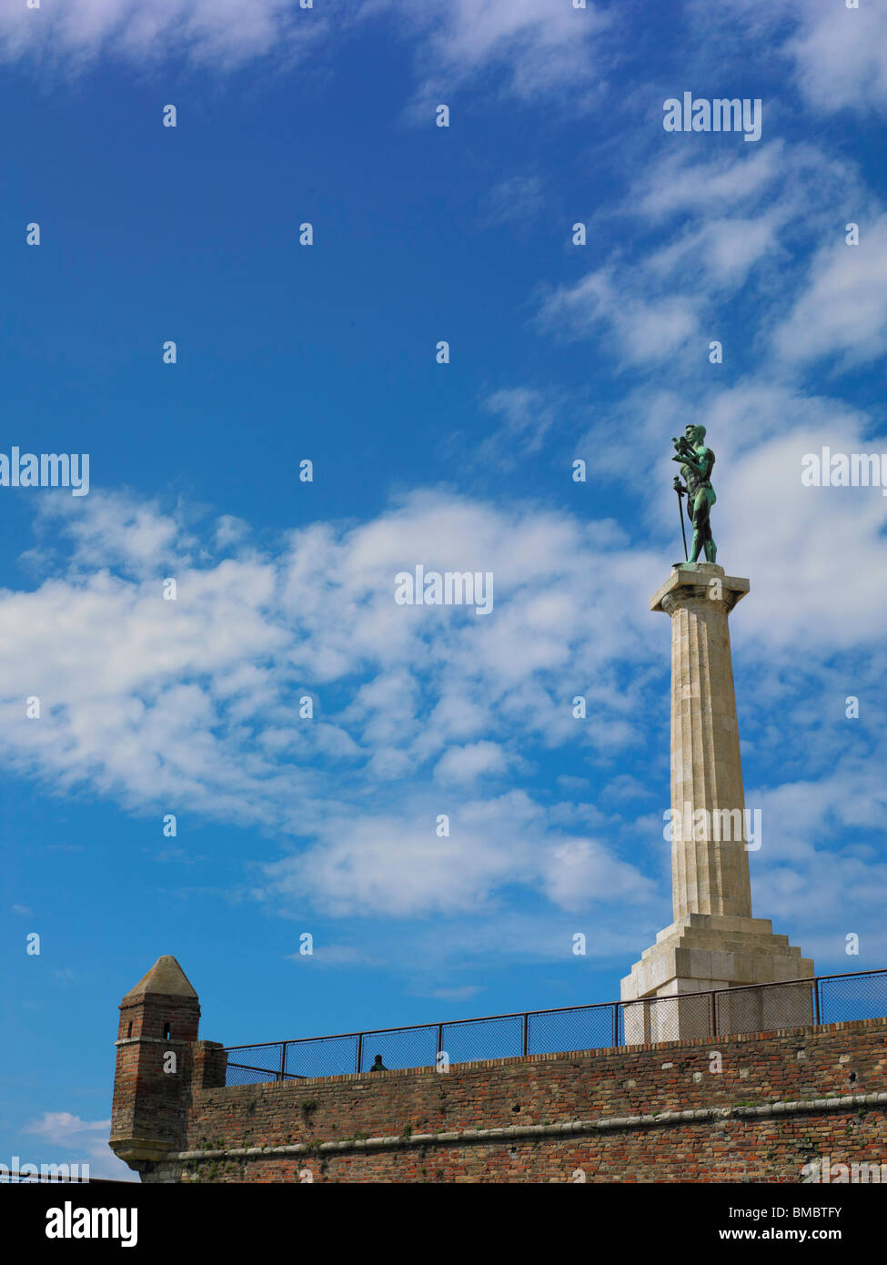 The Victor, Landmark symbol of Belgrade, Serbia Stock Photo - Alamy