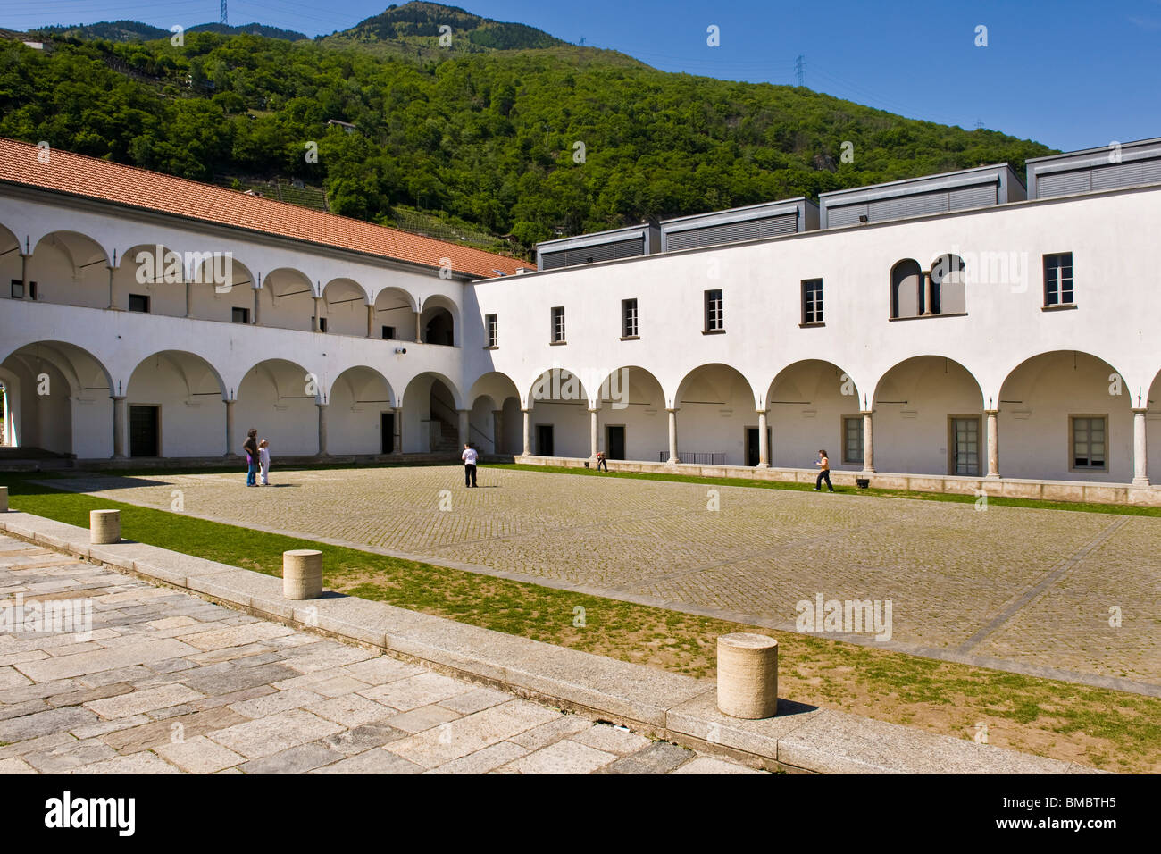 Old Augustinian convent nuns, Monte Carasso, Canton Ticino, Switzerland ...