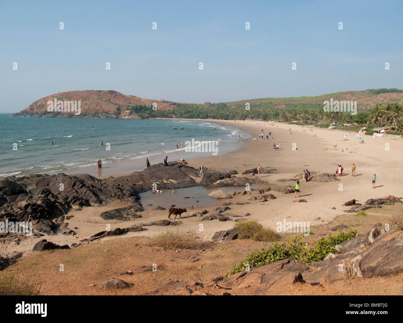 Kudle beach in Gokarna Stock Photo - Alamy