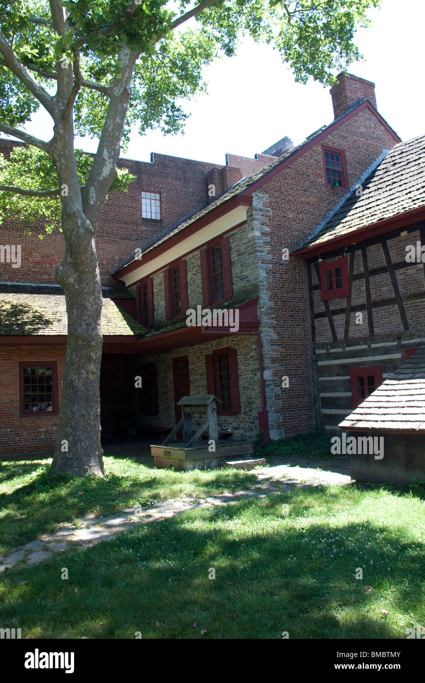 Historic buildings in downtown York, Pennsylvania, the capital of the ...