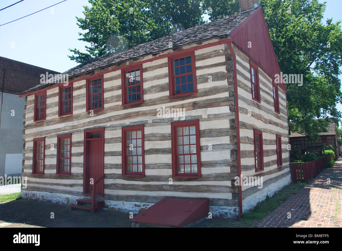 Historic buildings in downtown York, Pennsylvania, the capital of the ...
