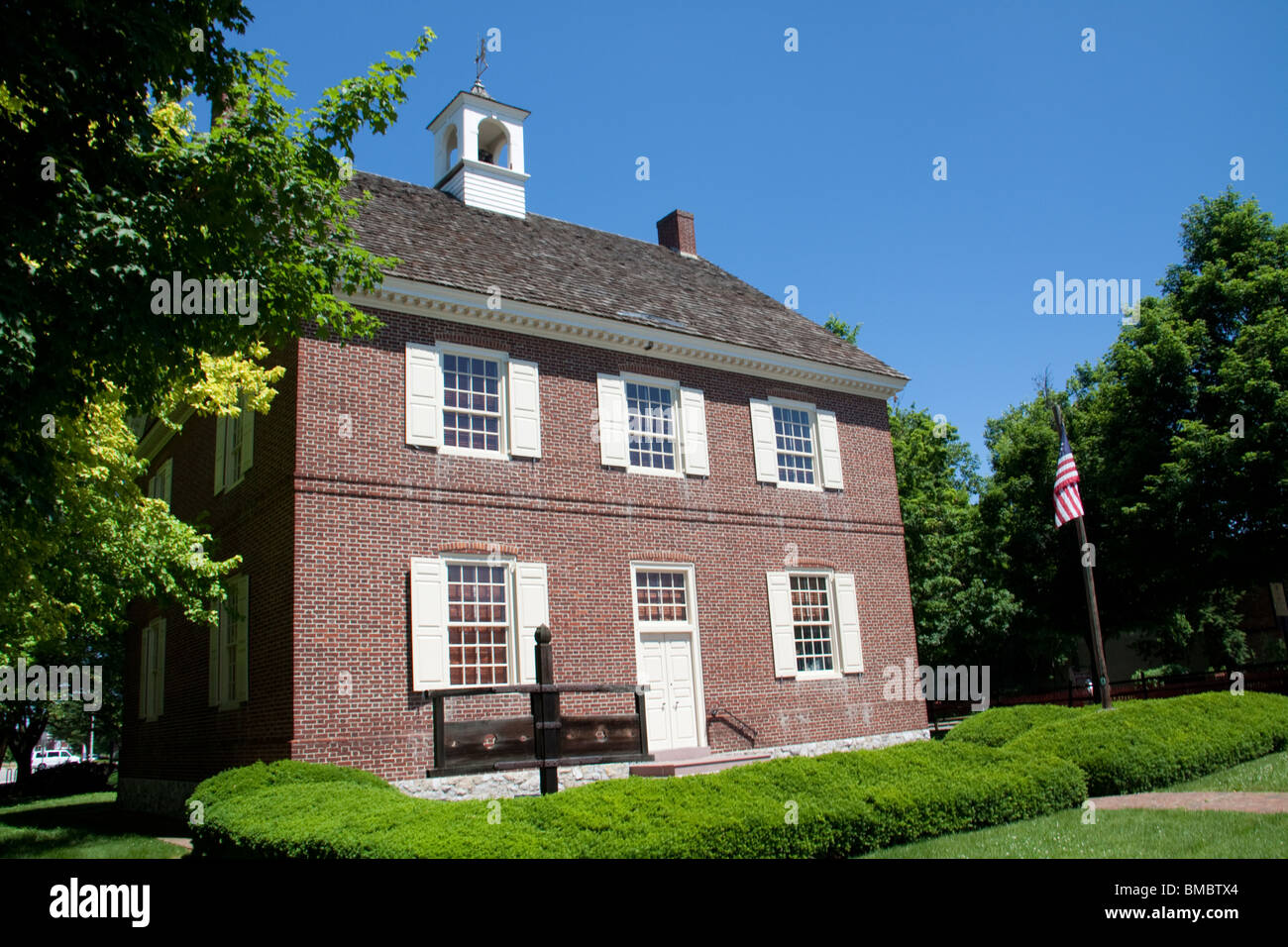 Historic buildings in downtown York, Pennsylvania, the capital of the ...