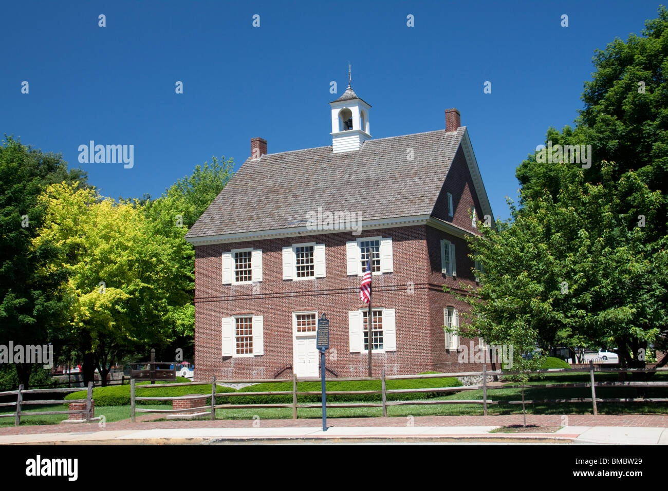 Historic buildings in downtown York, Pennsylvania, the capital of the ...