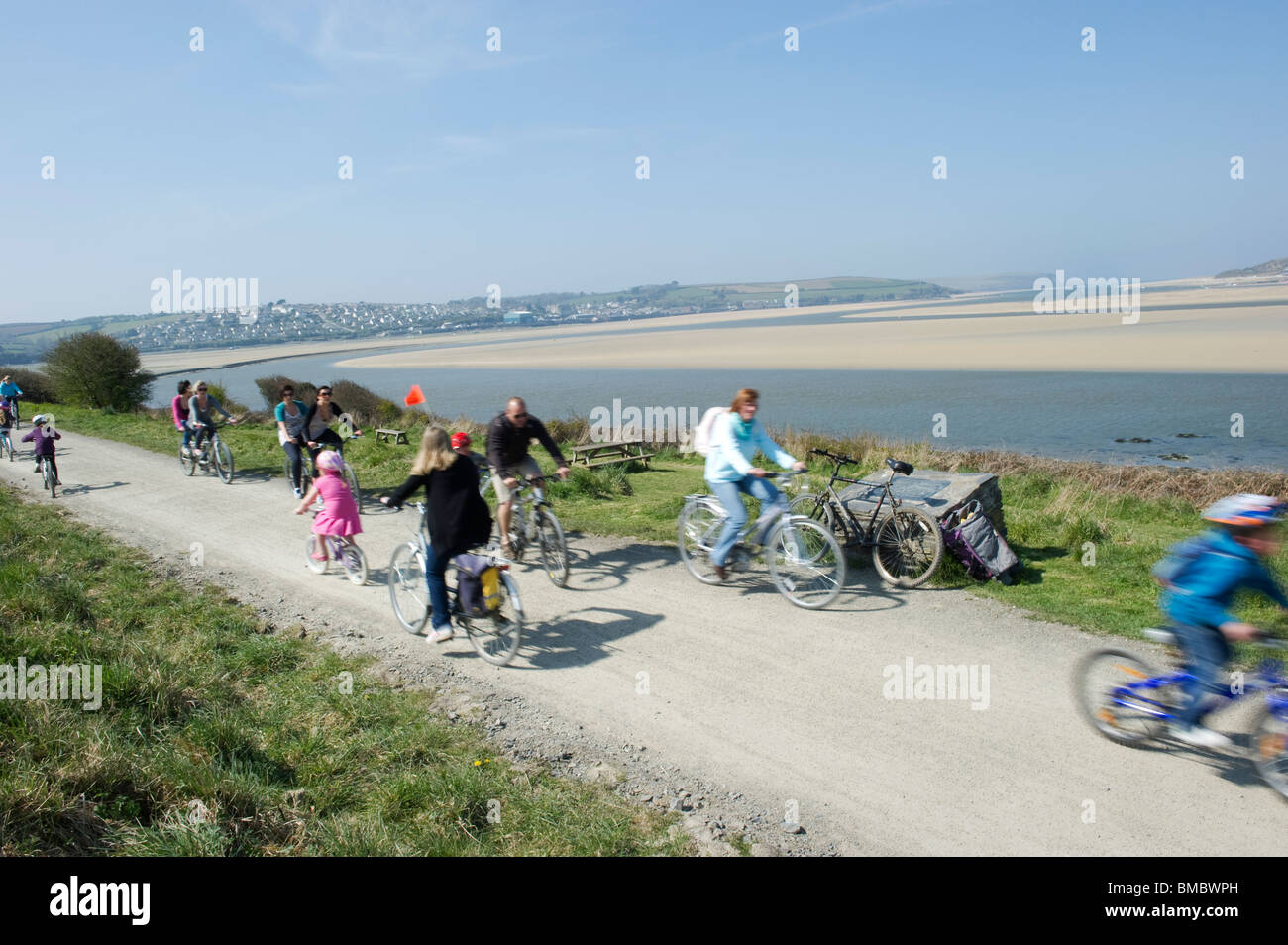 The Camel cycle path follows the river in Cornwall down to the Bristol ...