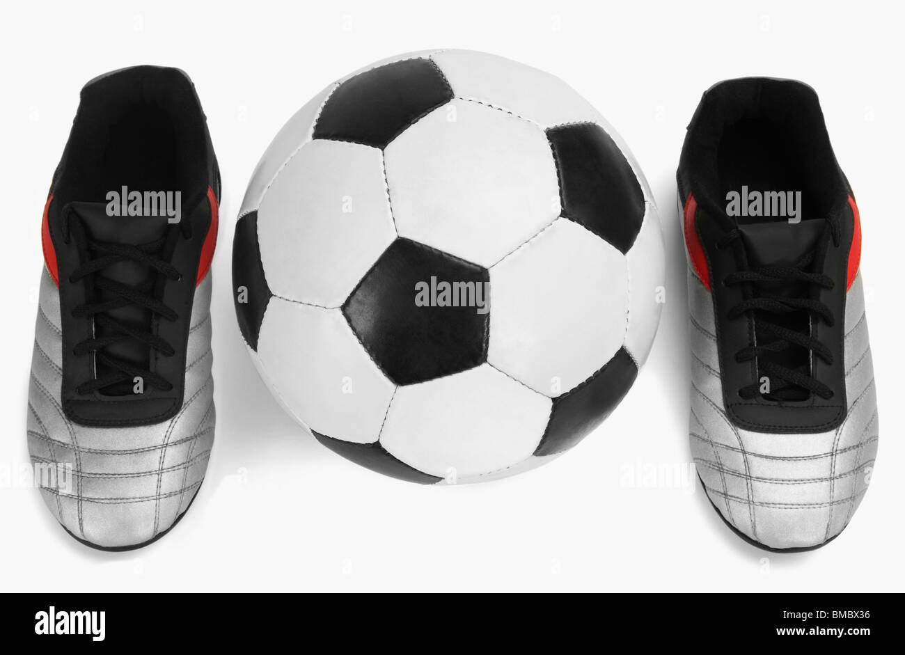 Close up view soccer ball Cut Out Stock Images & Pictures - Alamy