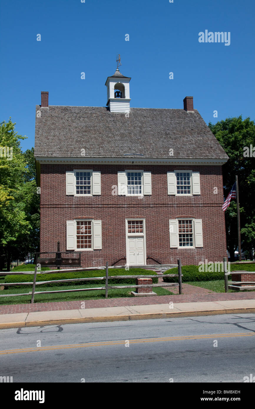 Historic buildings in downtown York, Pennsylvania, the capital of the ...