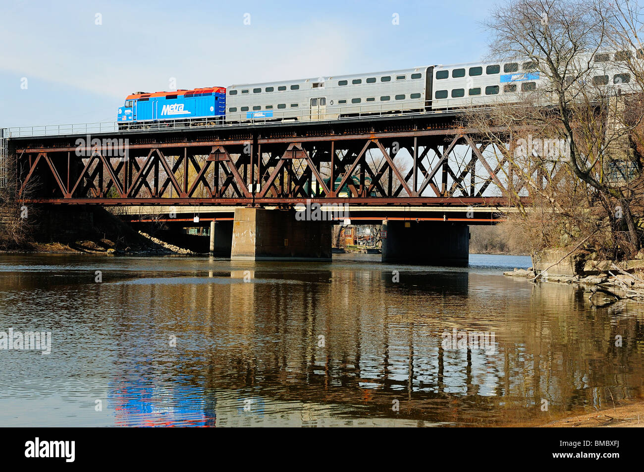 Fox river bridge hi-res stock photography and images - Alamy
