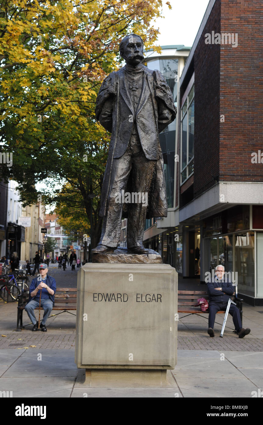 Worcester Elgar Statue High Resolution Stock Photography and Images - Alamy