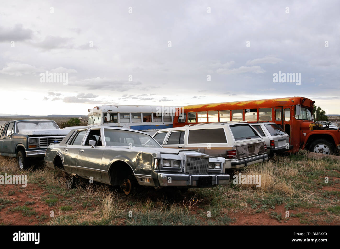 Old car dump Stock Photo - Alamy