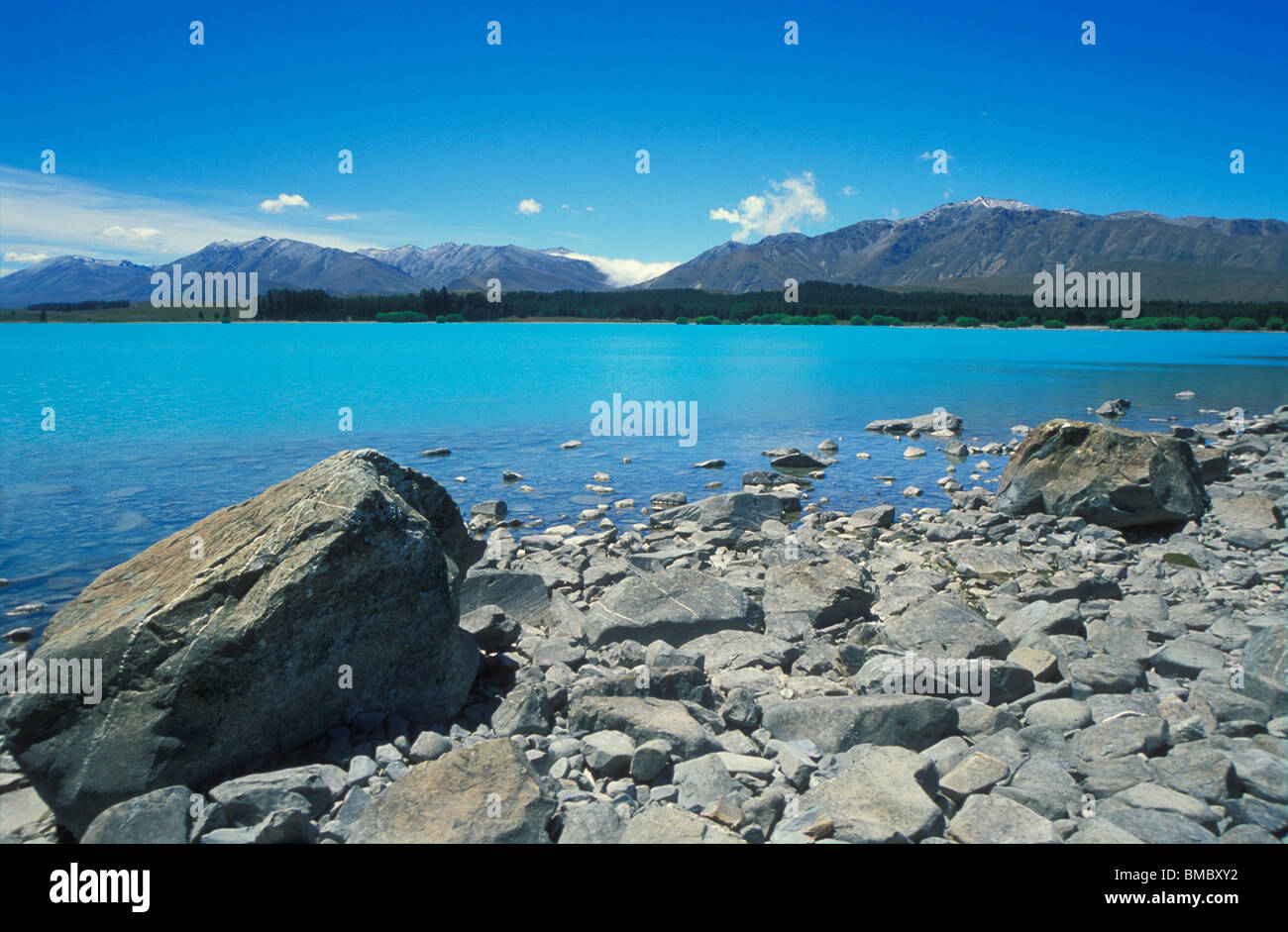 Lake Tekapo Mount Cook national Park South Island New Zealand Stock ...