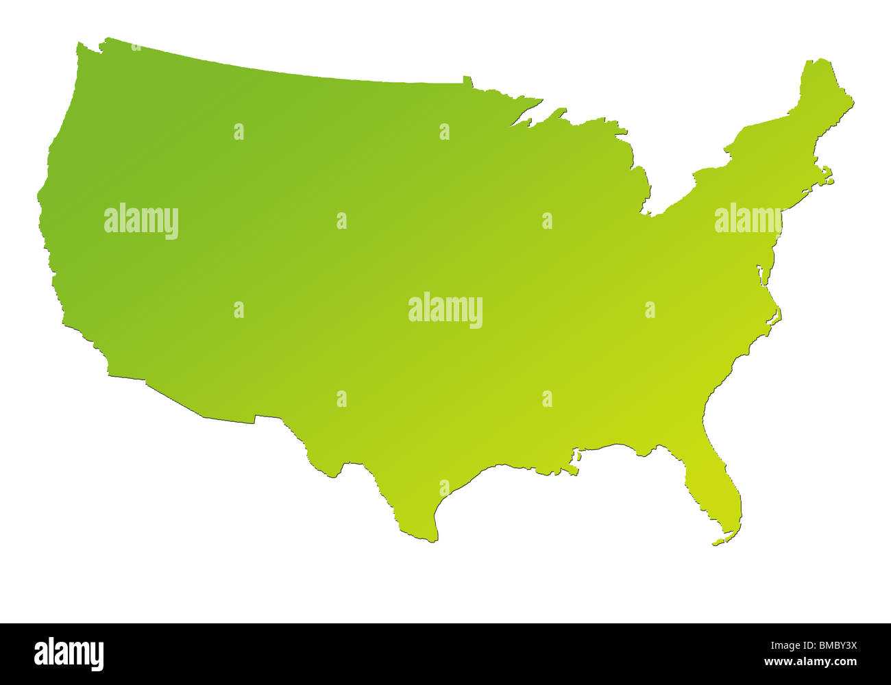 Usa map hi-res stock photography and images - Alamy