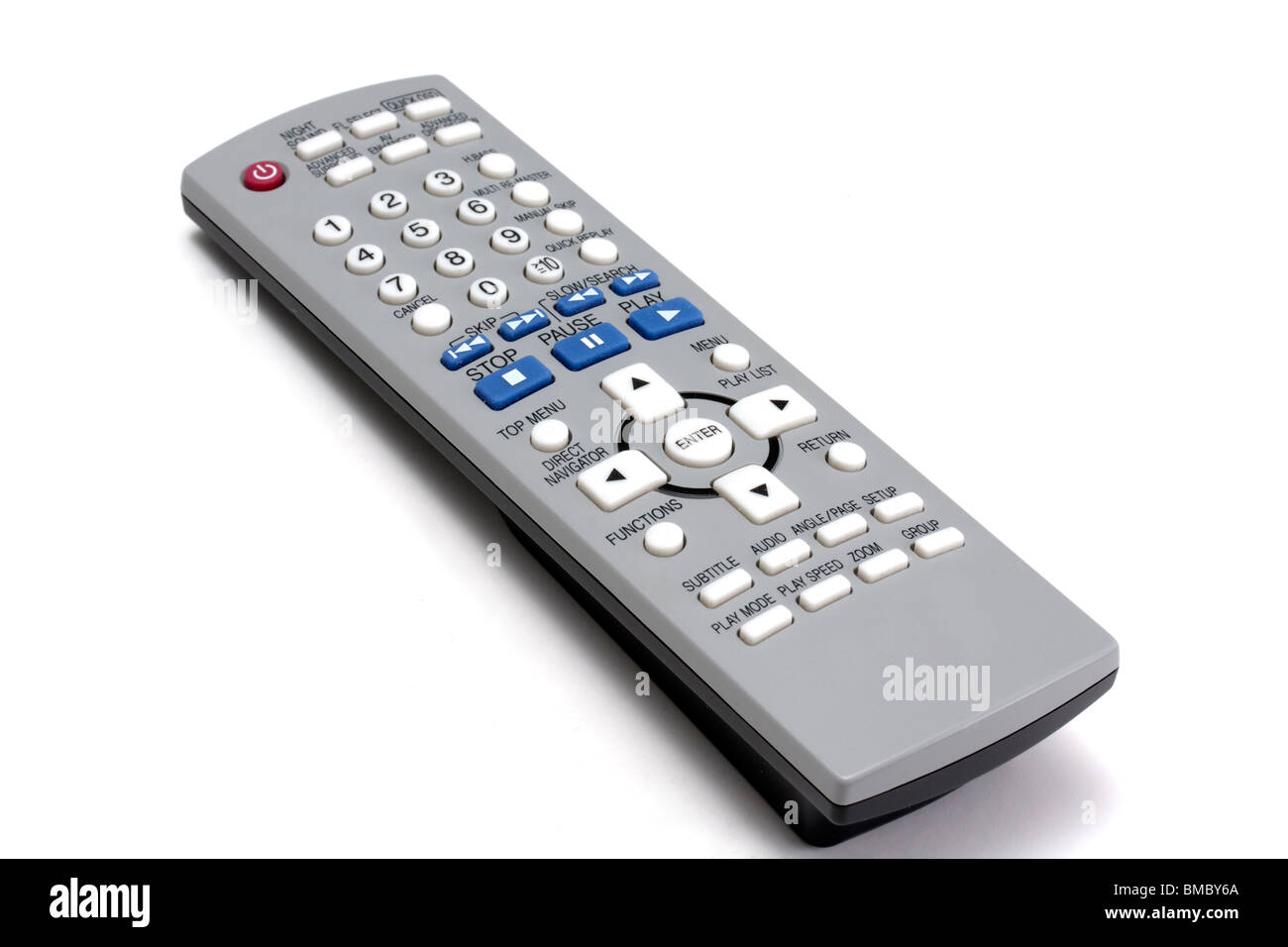 Remote control isolated on white Stock Photo - Alamy