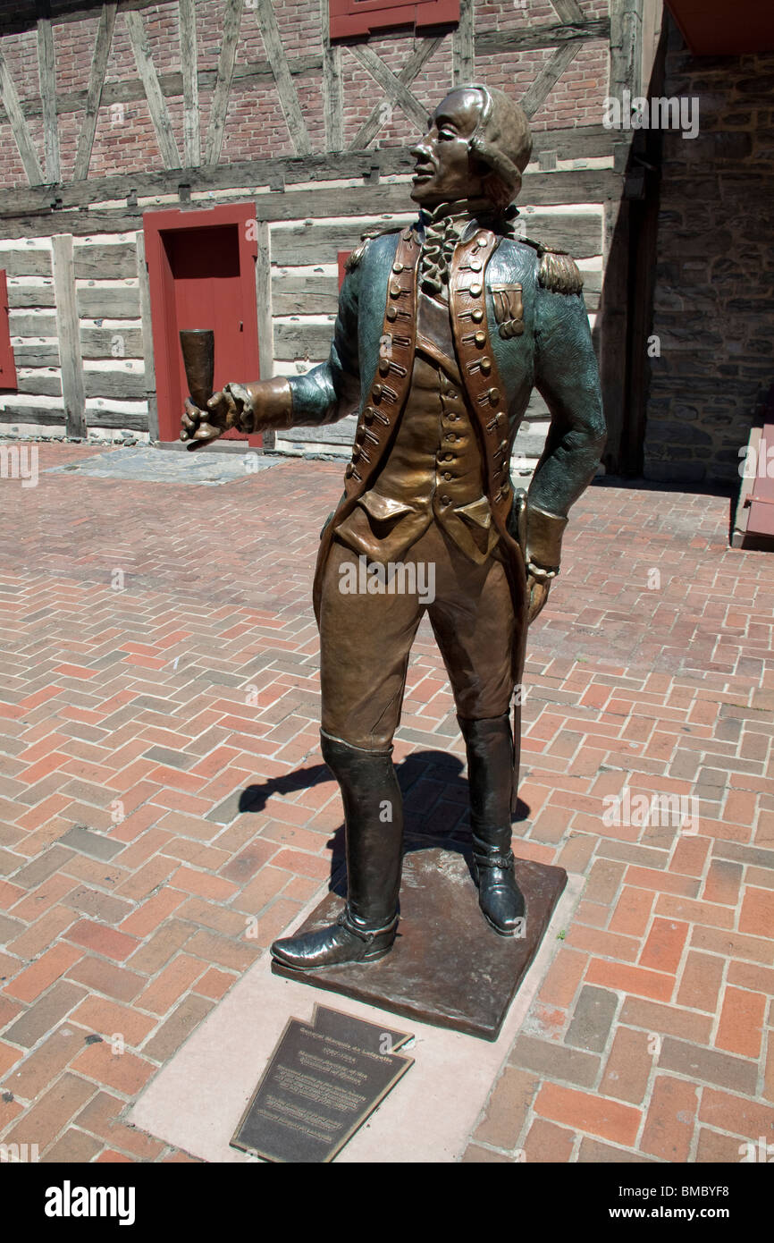 Historic buildings in downtown York, Pennsylvania, the capital of the ...