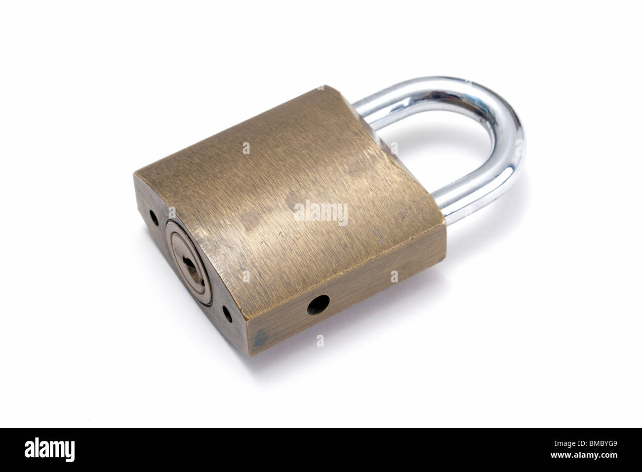 Padlock isolated on white background Stock Photo - Alamy