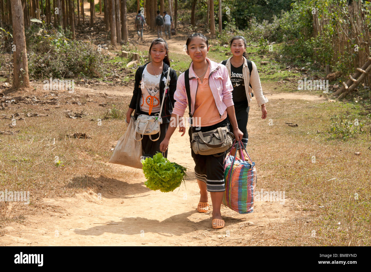 Lao girls hi-res stock photography and images - Alamy