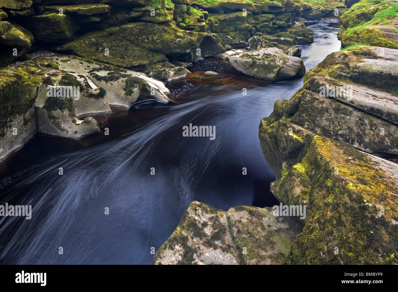 River wharfe the strid uk wharfedale hi-res stock photography and ...