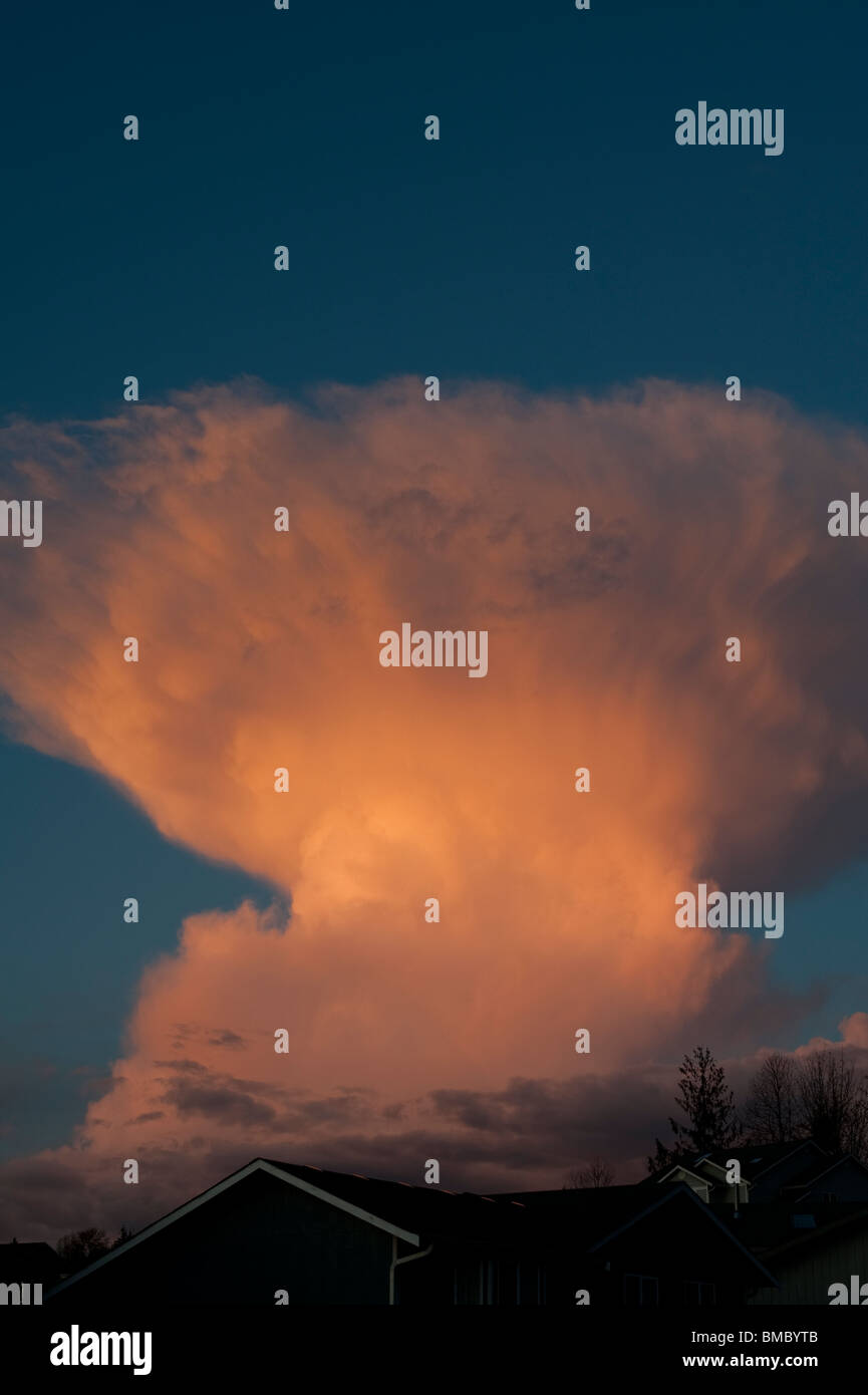 Cumulonimbus thunder cloud anvil head hi-res stock photography and ...