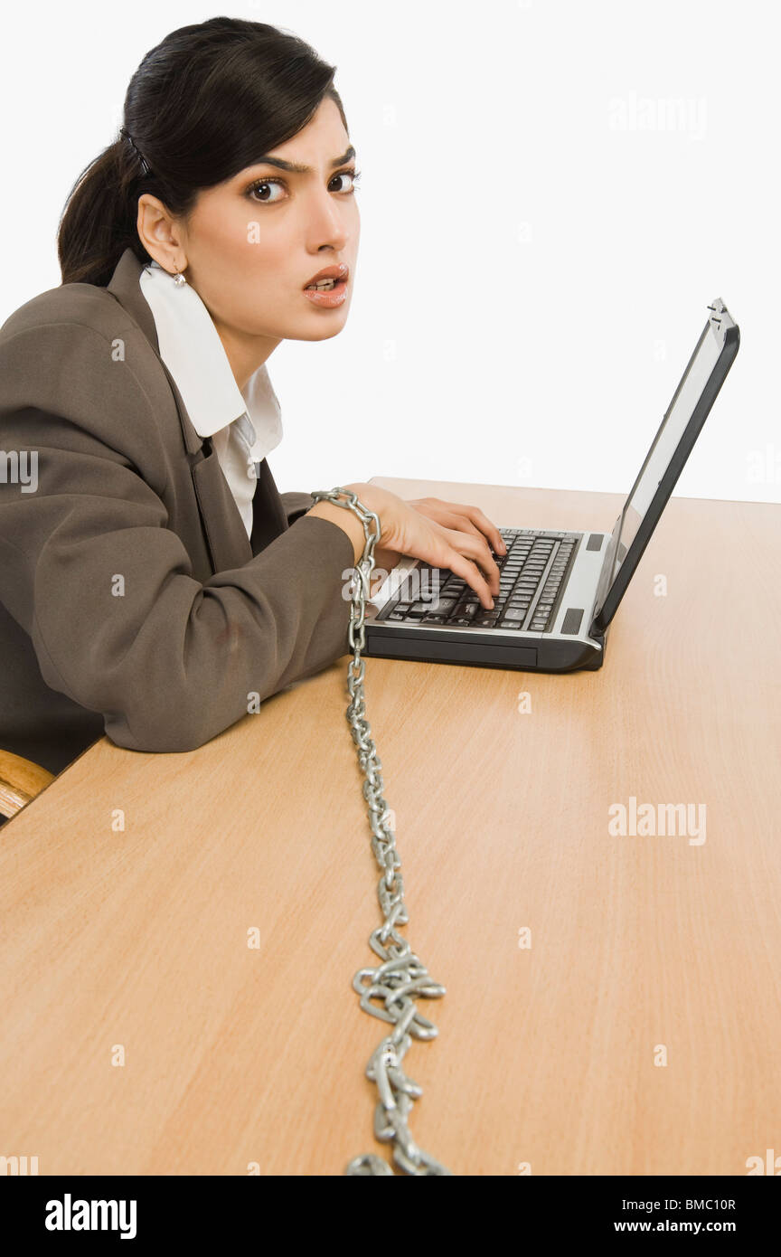 Chained desk hi-res stock photography and images - Alamy