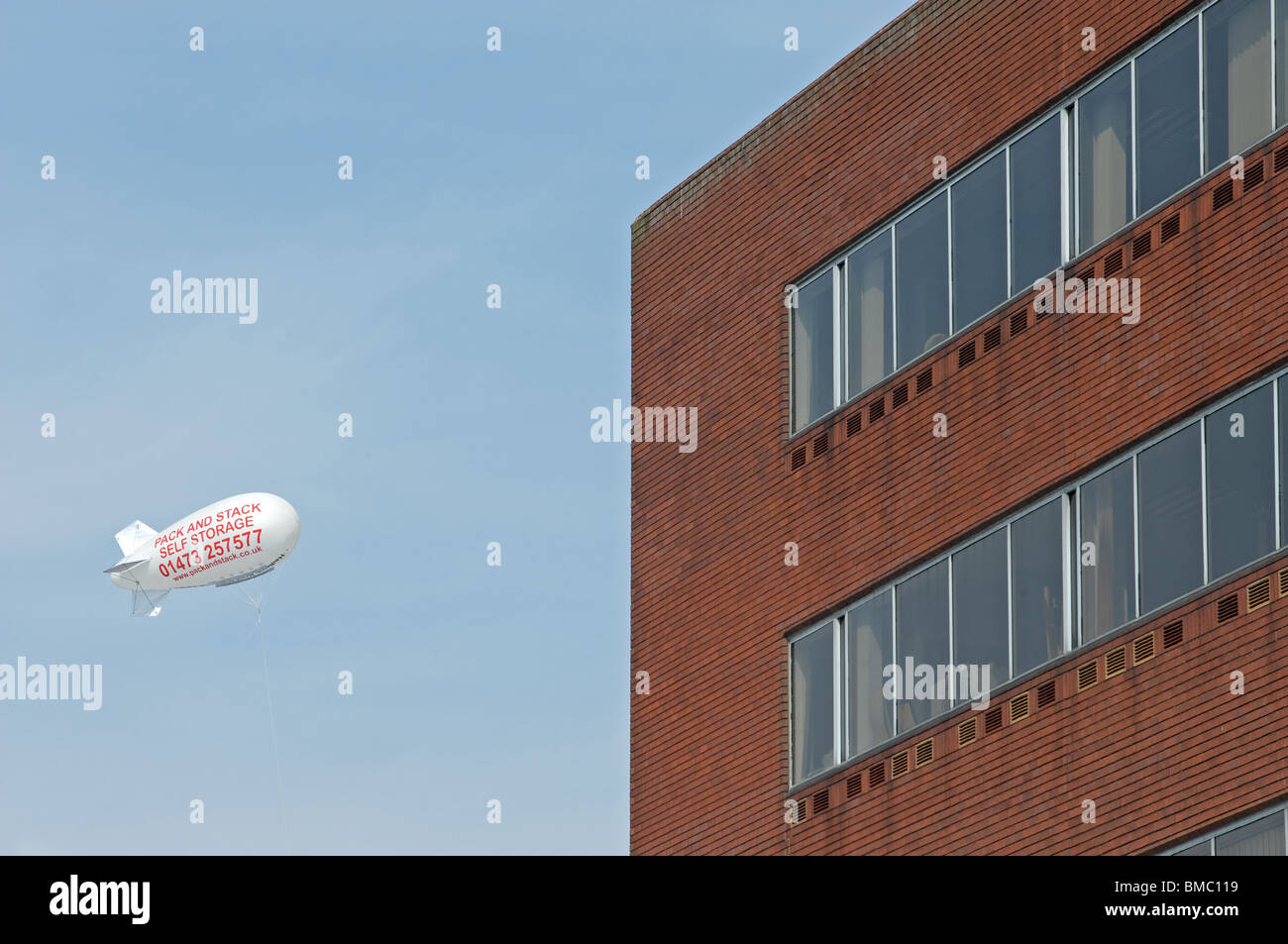 Blimp advertising hi-res stock photography and images - Alamy