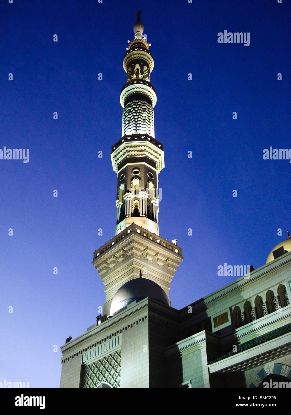 Low angle view of a mosque, Al-Haram Mosque, Mecca, Saudi Arabia Stock ...