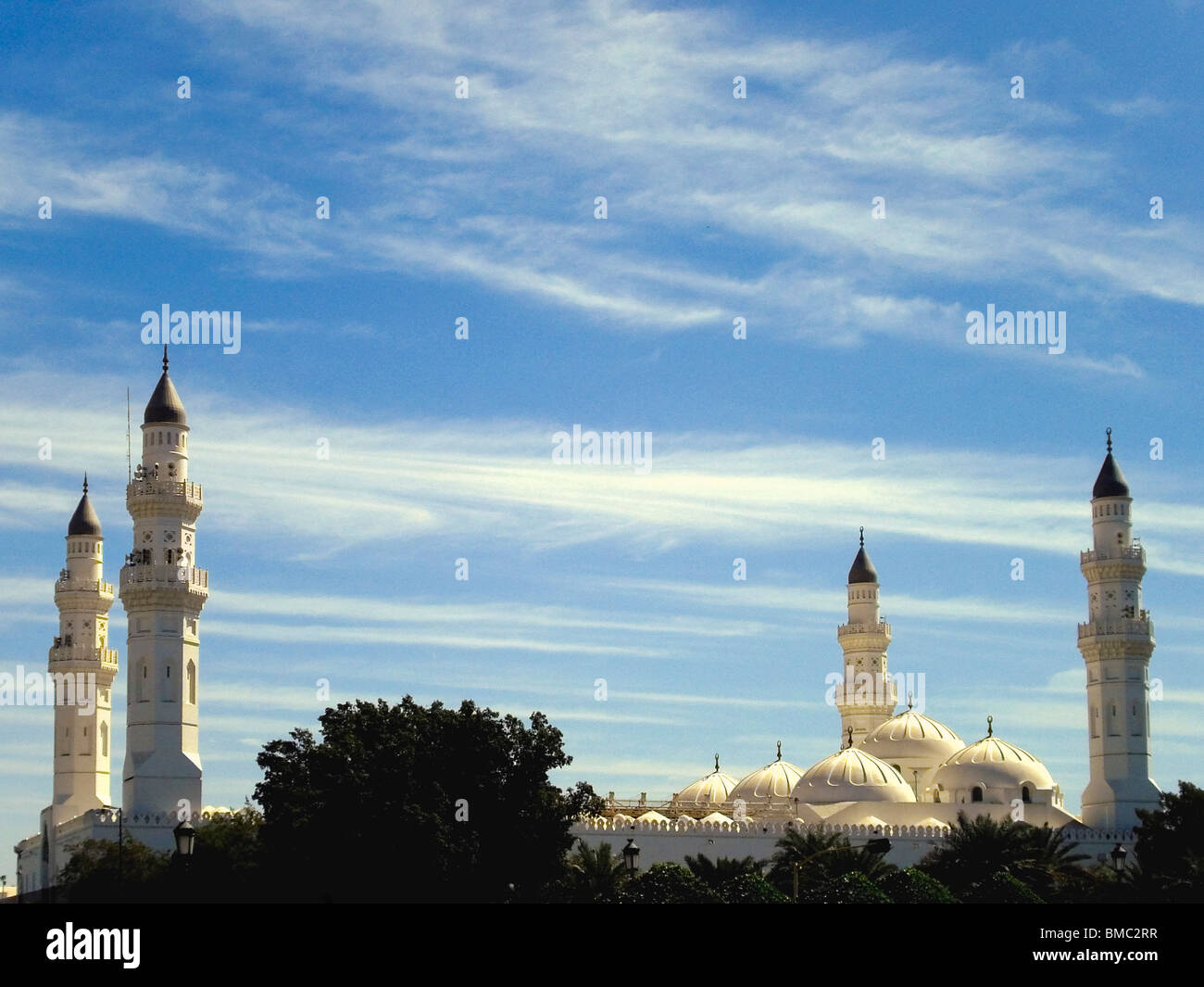 Low angle view of a mosque, Al-Haram Mosque, Mecca, Saudi Arabia Stock ...