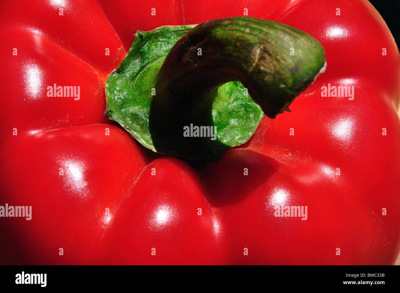 Red Bell Pepper Stock Photo - Alamy