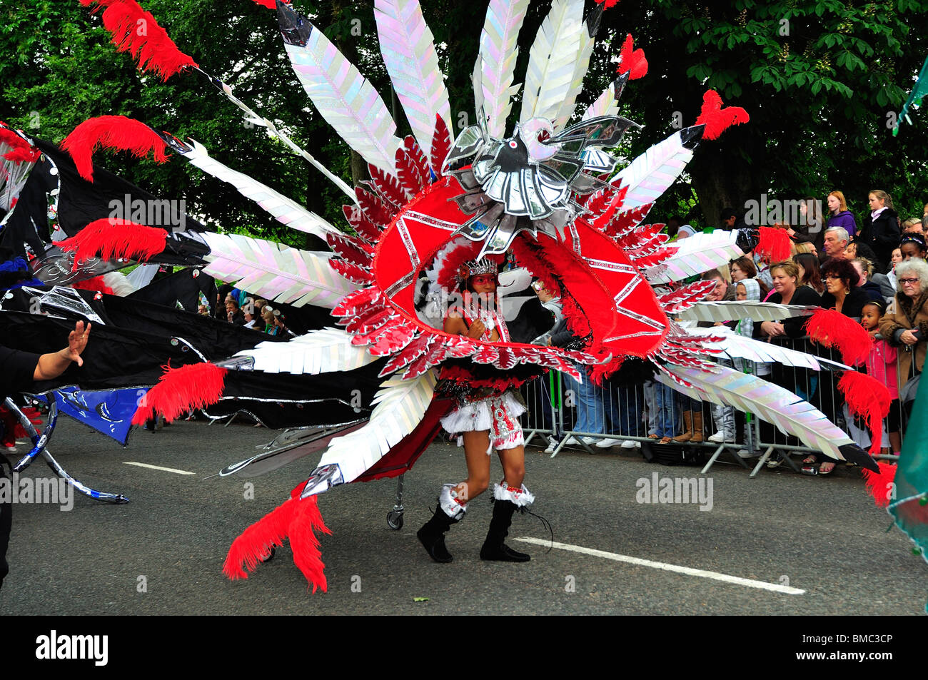 Luton Carnival celebration Native American Costume 2010 Stock Photo - Alamy