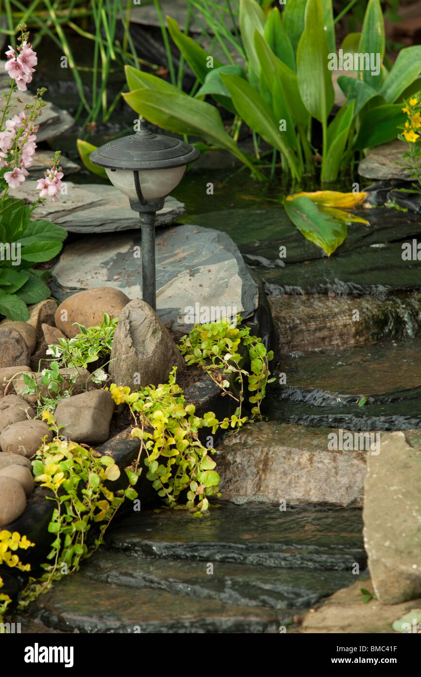 Garden waterfall feature hi-res stock photography and images - Alamy