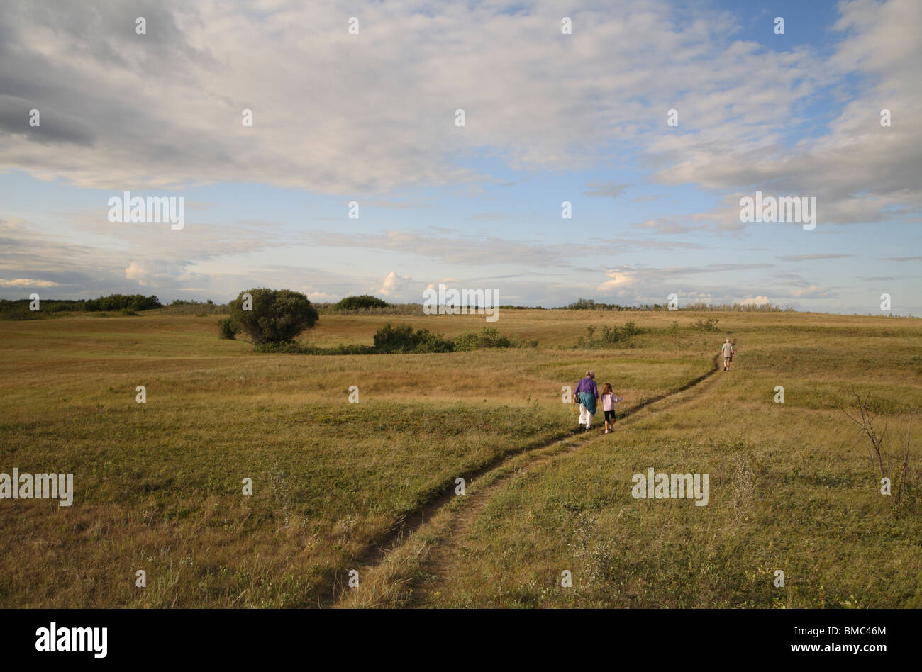 Couple walking in prairie hi-res stock photography and images - Alamy