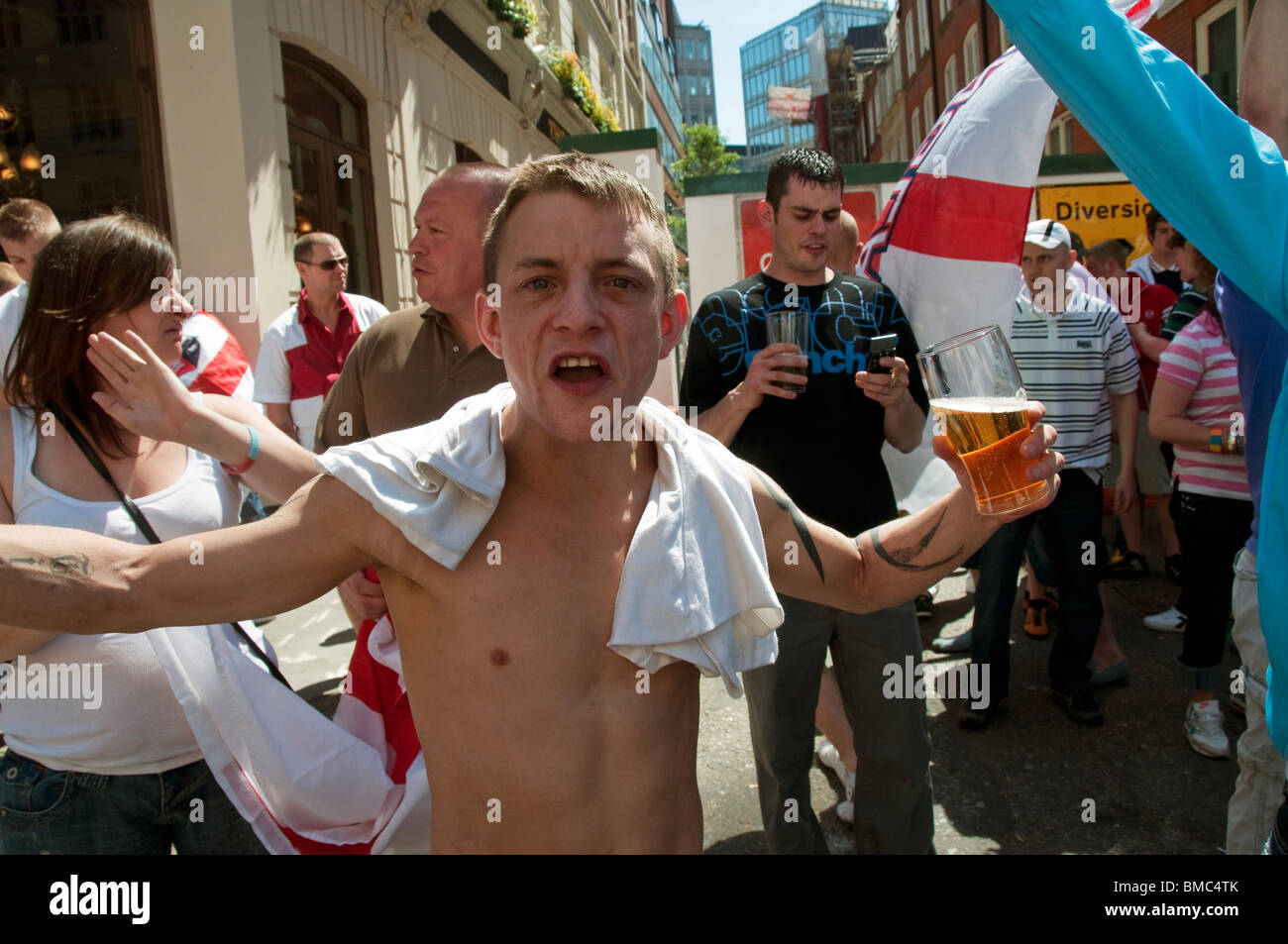Football hooligans england hi-res stock photography and images - Alamy