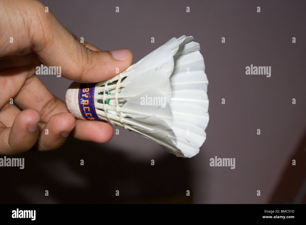 shuttle cock - for playing badminton Stock Photo - Alamy