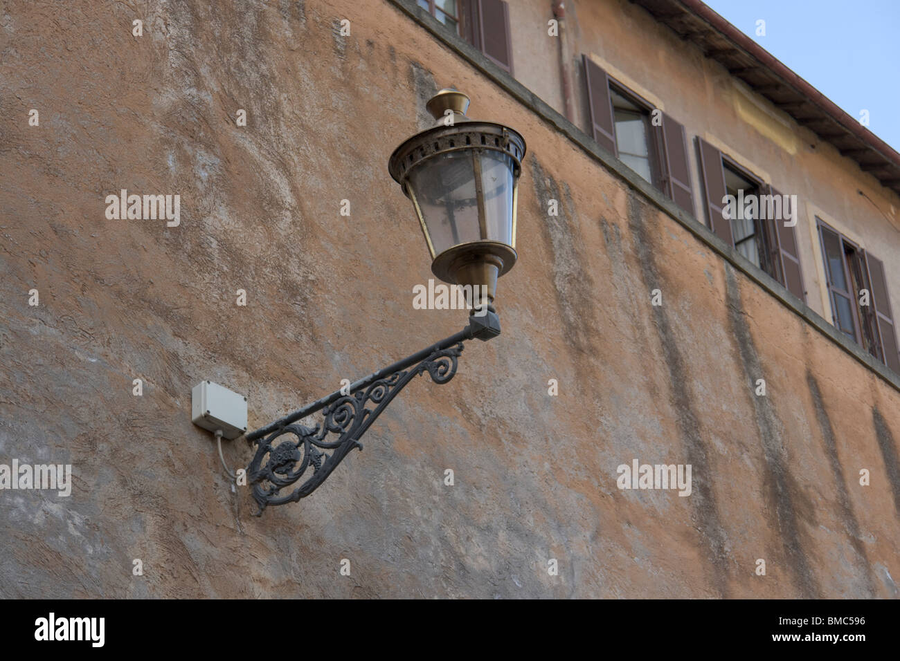 Rome, Italy. A street lamp on the Capitol hill Stock Photo - Alamy