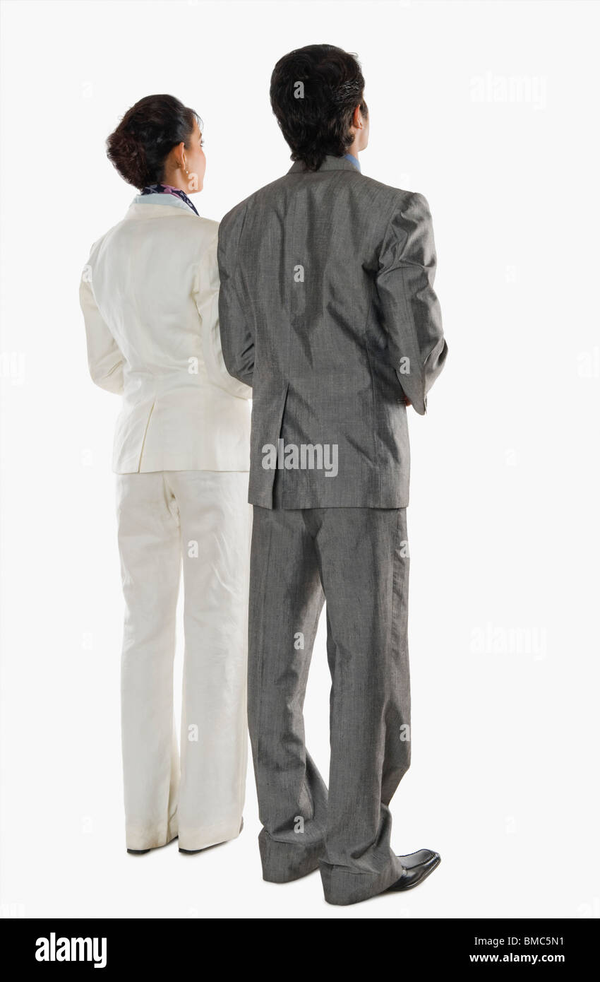 Indian businessman man rear view Cut Out Stock Images & Pictures - Alamy
