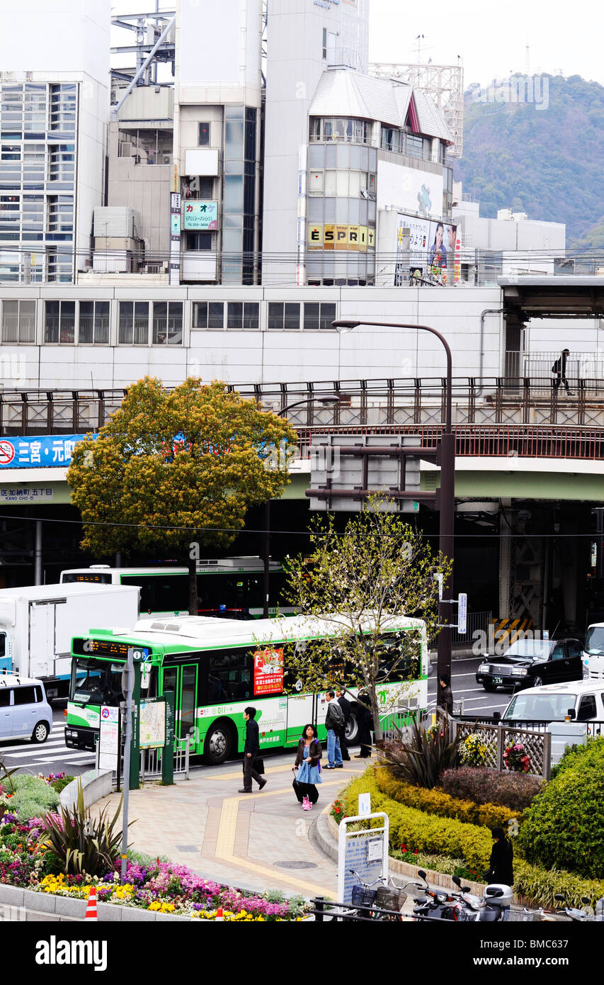 Kobe street scene Stock Photo - Alamy
