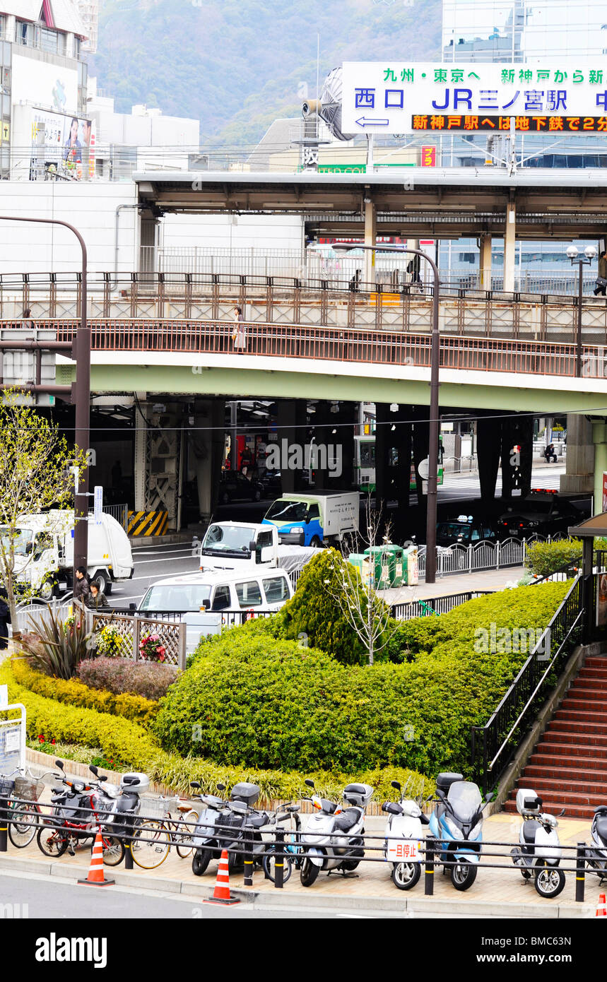 Kobe street scene Stock Photo - Alamy
