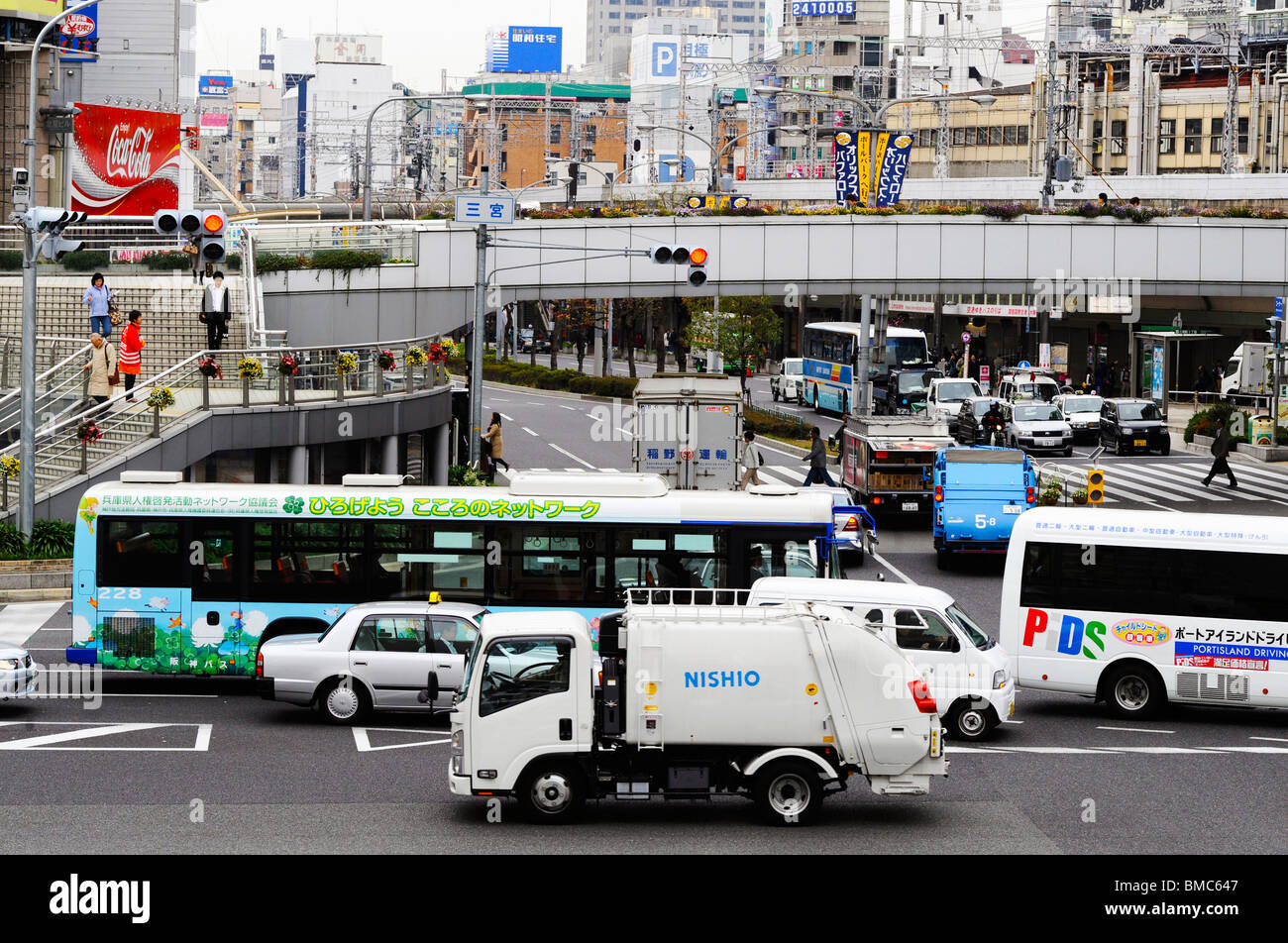Kobe street scene Stock Photo - Alamy