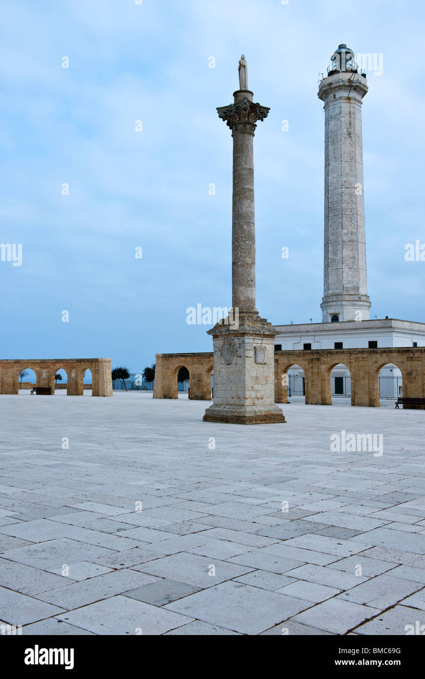 Apulia,Salento, Leuca, the beacon Stock Photo - Alamy