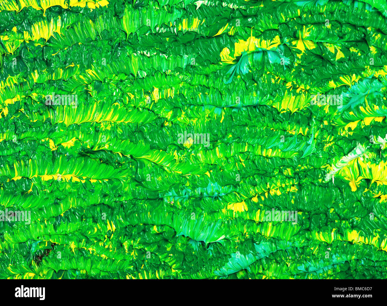 Green yellow abstract painting hi-res stock photography and images - Alamy