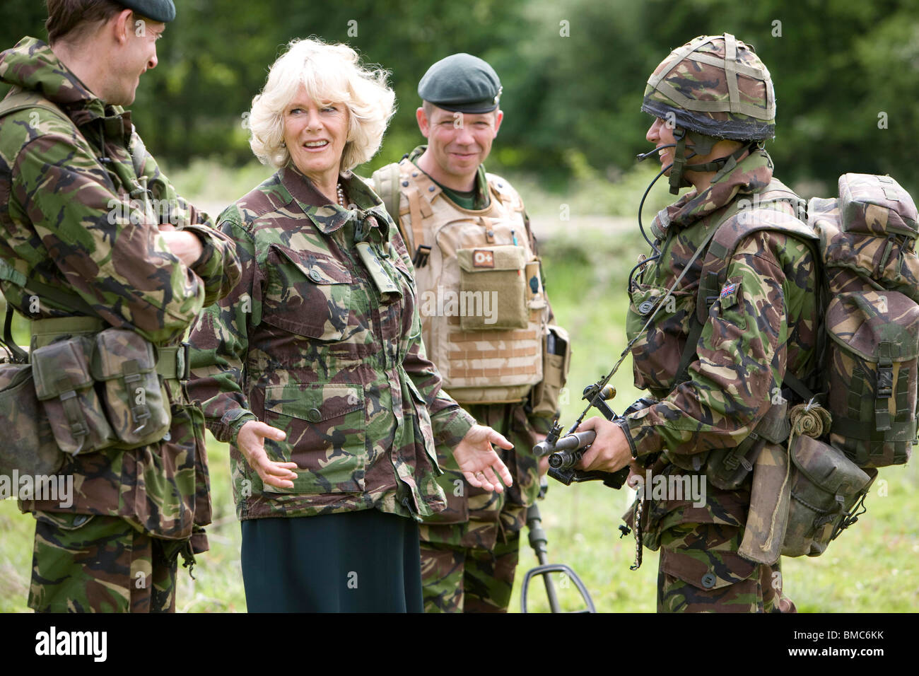 Britain's Camilla, Duchess of Cornwall, Royal Colonel, 4th Battalion ...