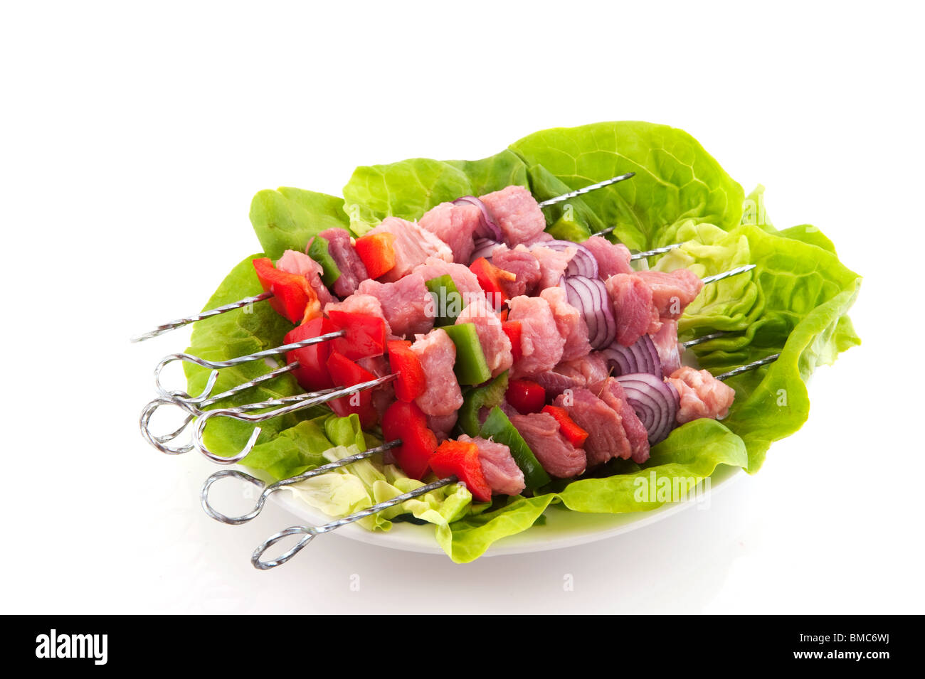 Shaslick meat pins bbq hi-res stock photography and images - Alamy