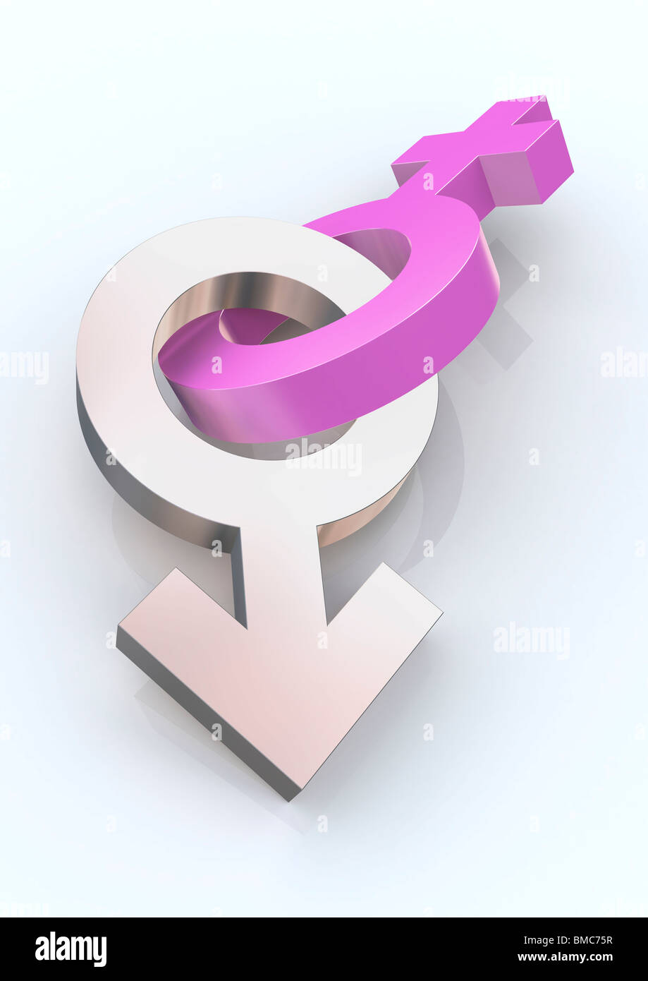 male female symbol cross Stock Photo - Alamy