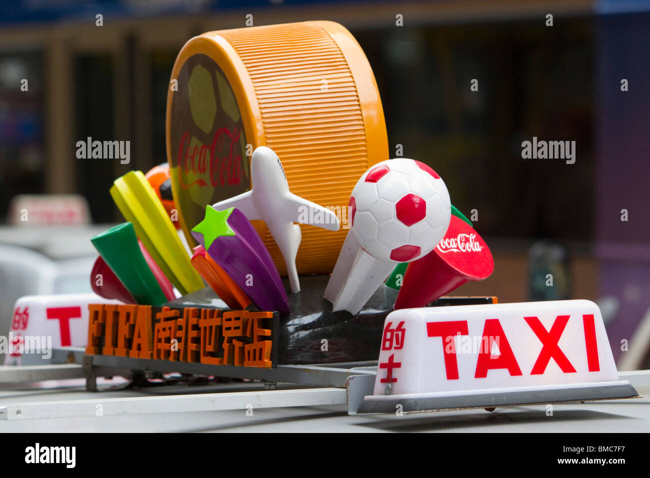 Taxi Roof Sign, Hong Kong, SAR of China Stock Photo - Alamy