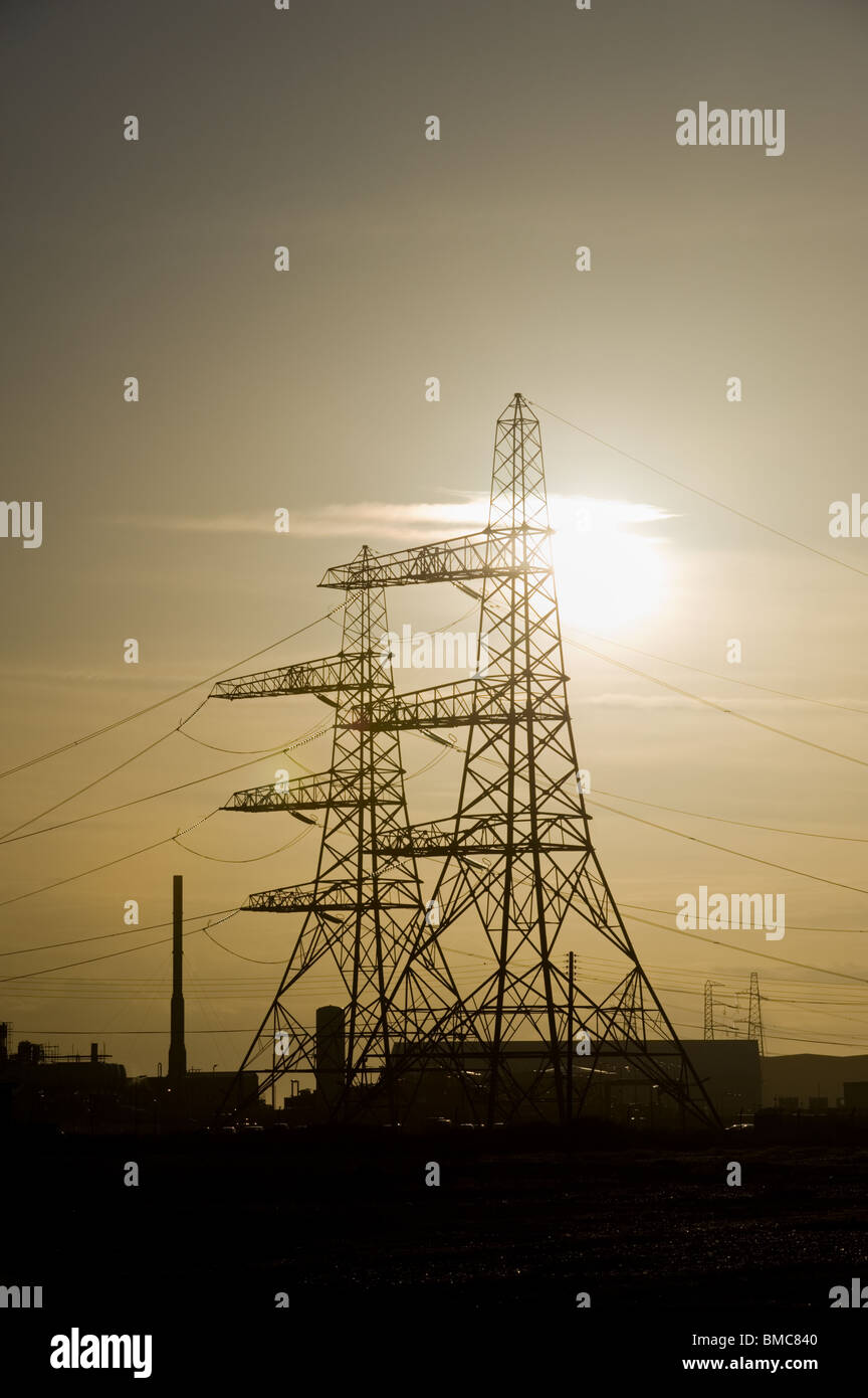 Security pylons hi-res stock photography and images - Alamy